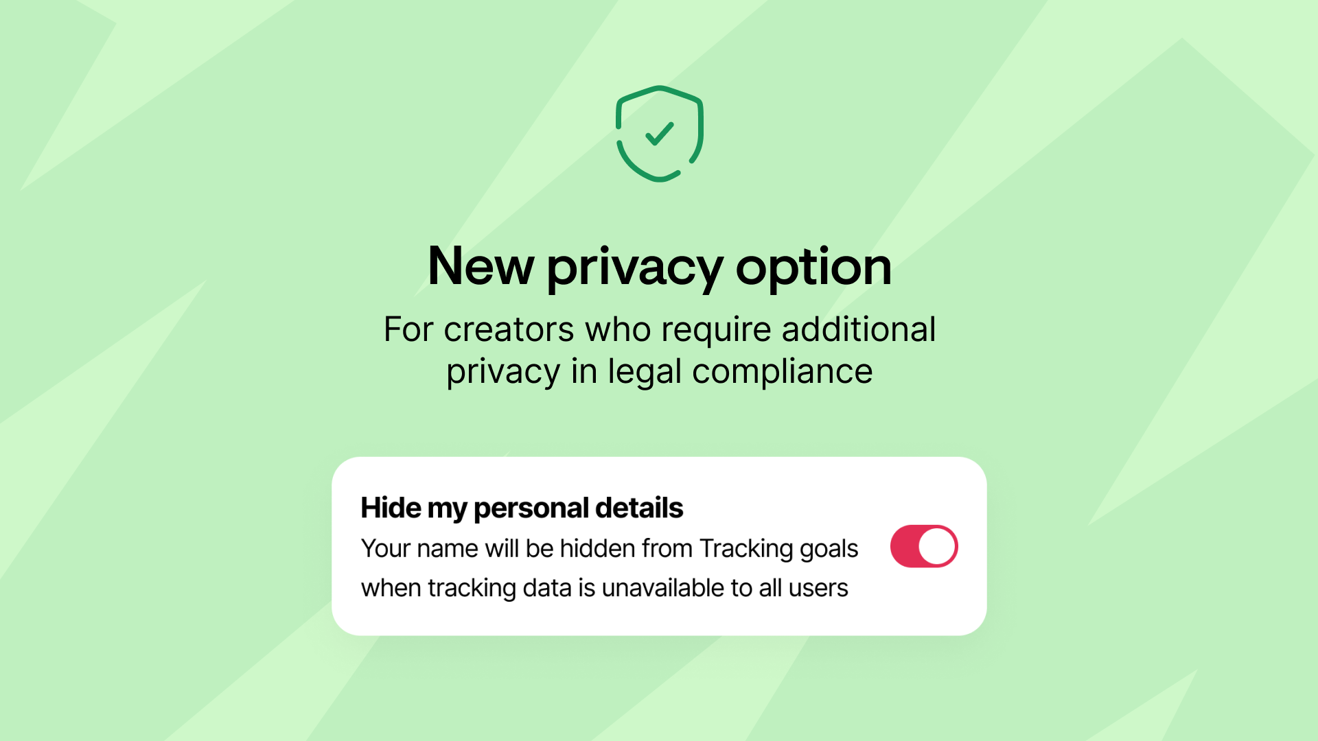 👁️ User data privacy made simple